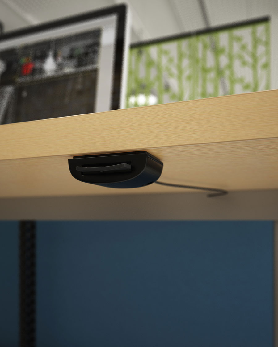 Elev8 Mono Straight Sit-Stand Desk 24H